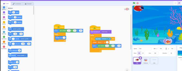How to Create a Catch an item Game using Scratch Programming